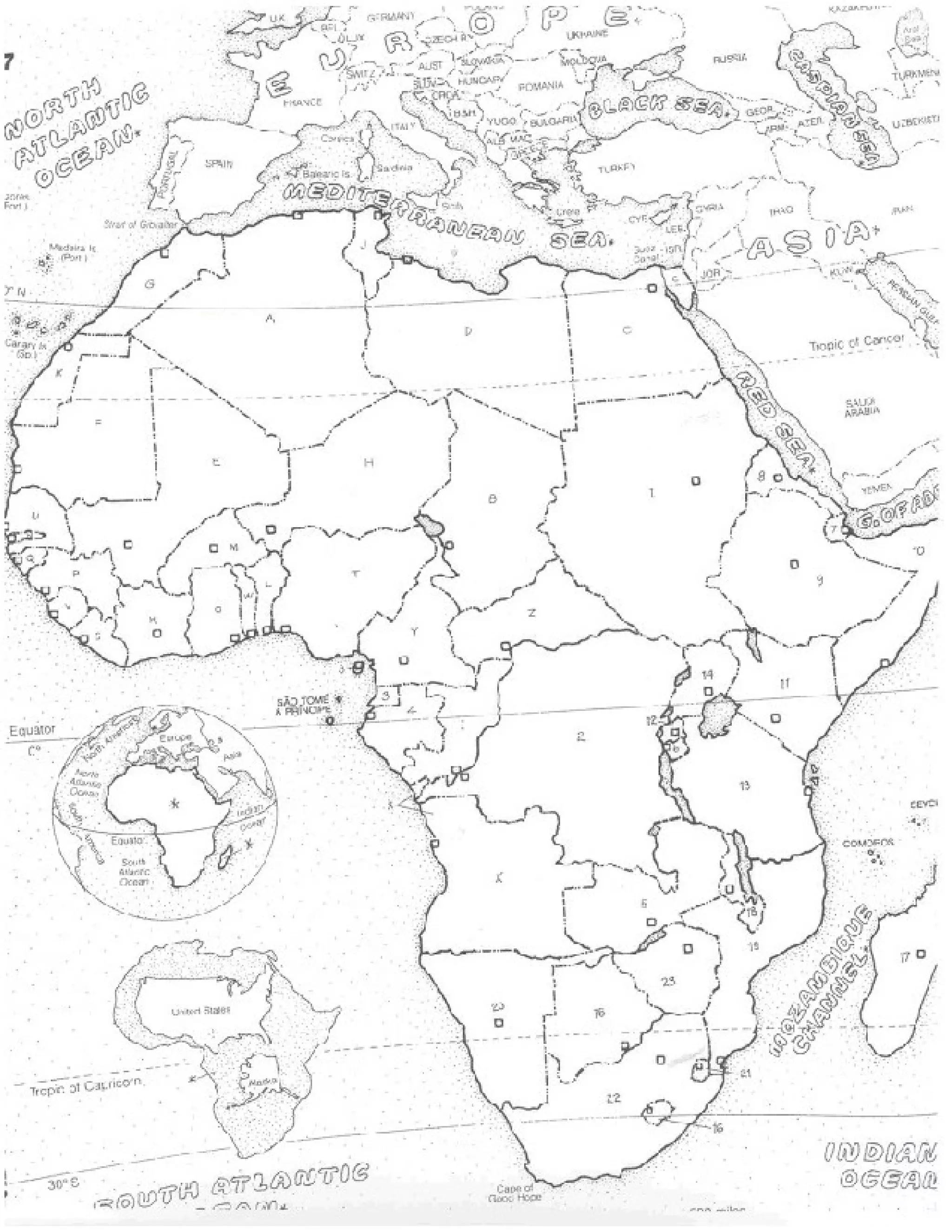 Africa map packet | PDF