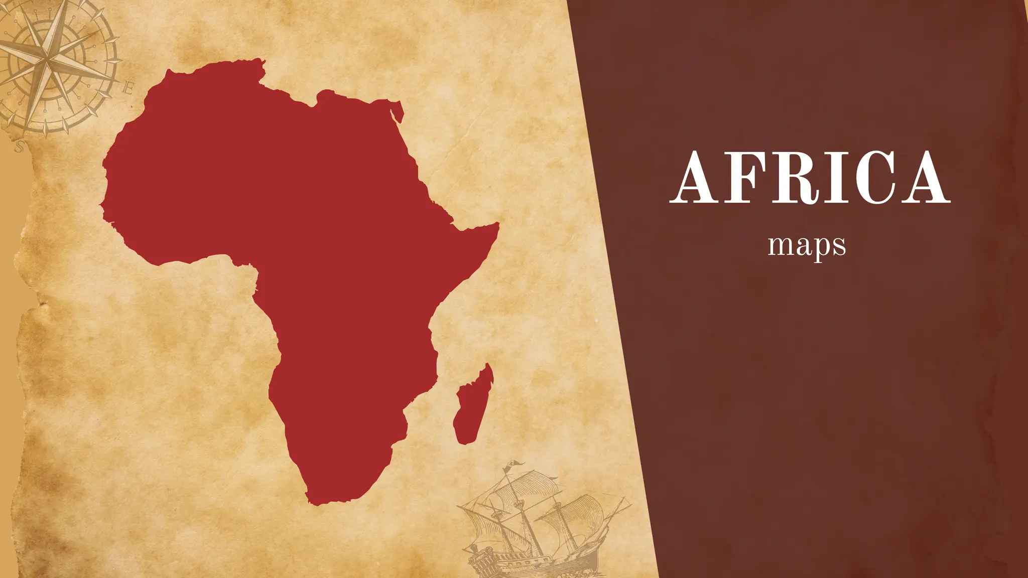 AFRICA different types of maps for Geography Class | PDF