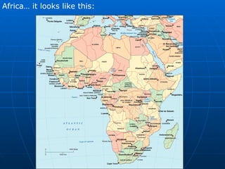 Physical Map Of Africa With Landforms