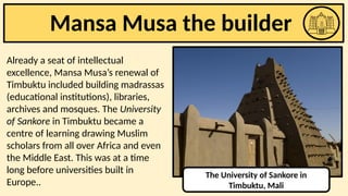 Africa Medieval - Mali e Mansa Musa.pptx