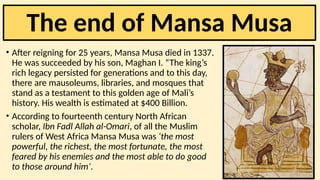 Africa Medieval - Mali e Mansa Musa.pptx