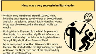 Africa Medieval - Mali e Mansa Musa.pptx