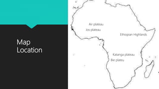 Africa mountains, plateu | PPTX