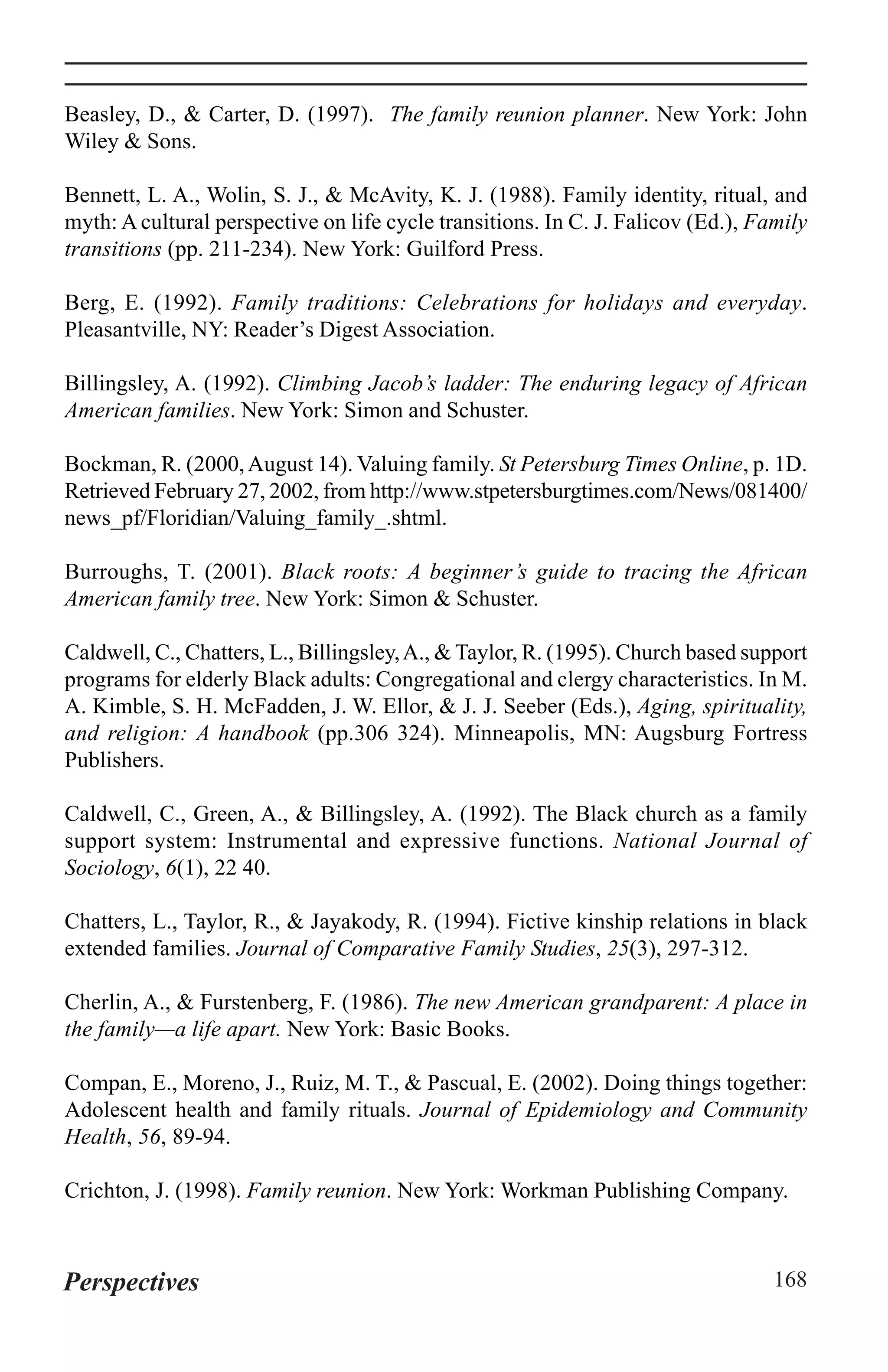 Black Family Reunions | PDF