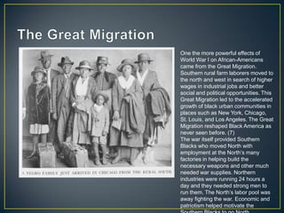 African-Americans in World War I | PPTX