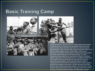 African-Americans in the Great War | PPTX