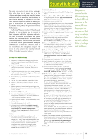 African-Centred Education And African Languages In South Africa | PDF