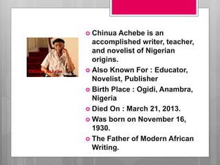 African literature | PPTX