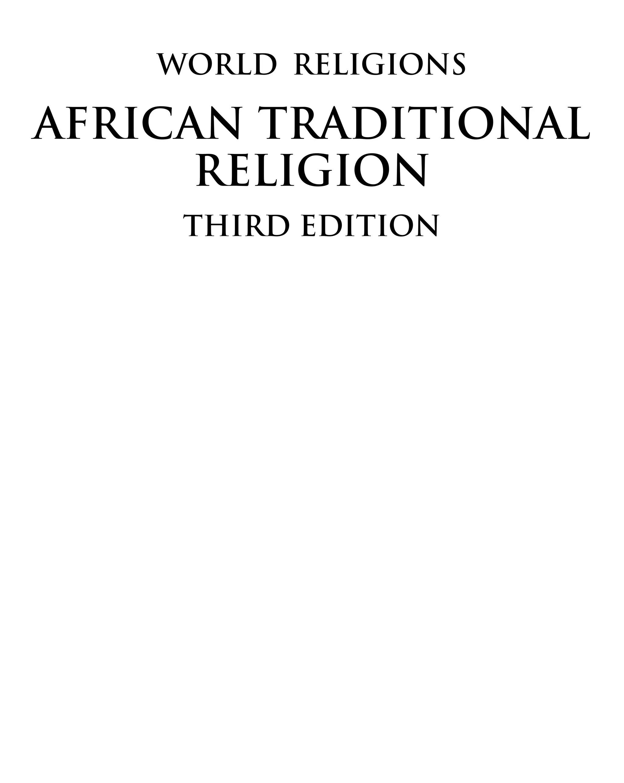 African traditional-religion | PDF