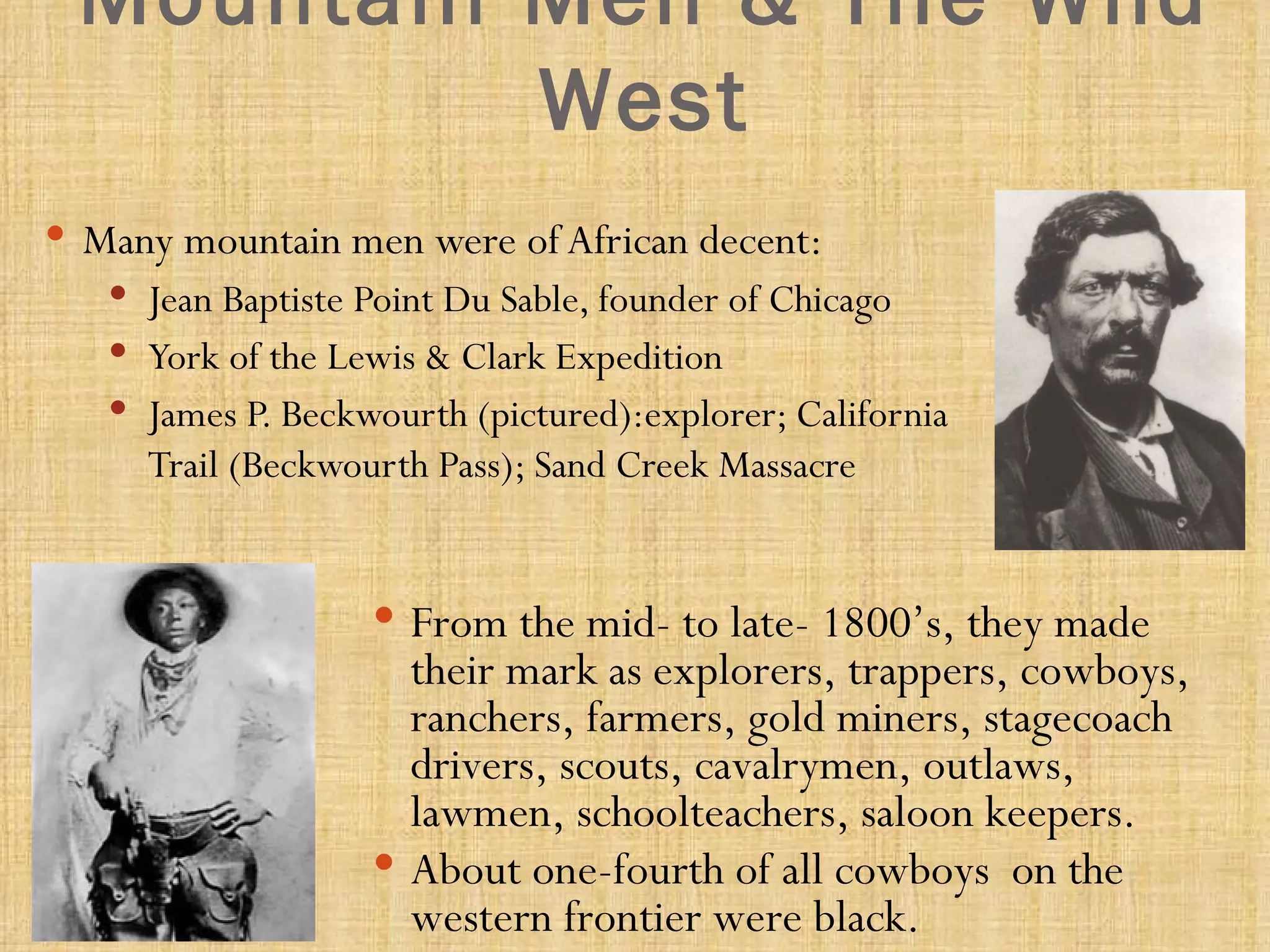 African American Experience in the West | PPT