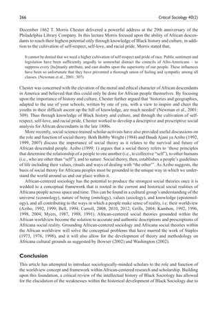 An Introduction to African Centered Sociology: Worldview, Epistemology ...