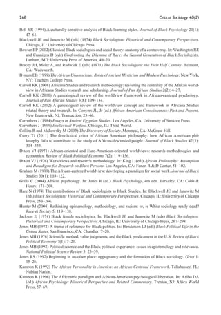 An Introduction to African Centered Sociology: Worldview, Epistemology ...