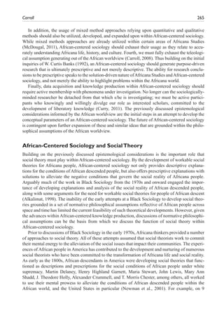 An Introduction to African Centered Sociology: Worldview, Epistemology ...