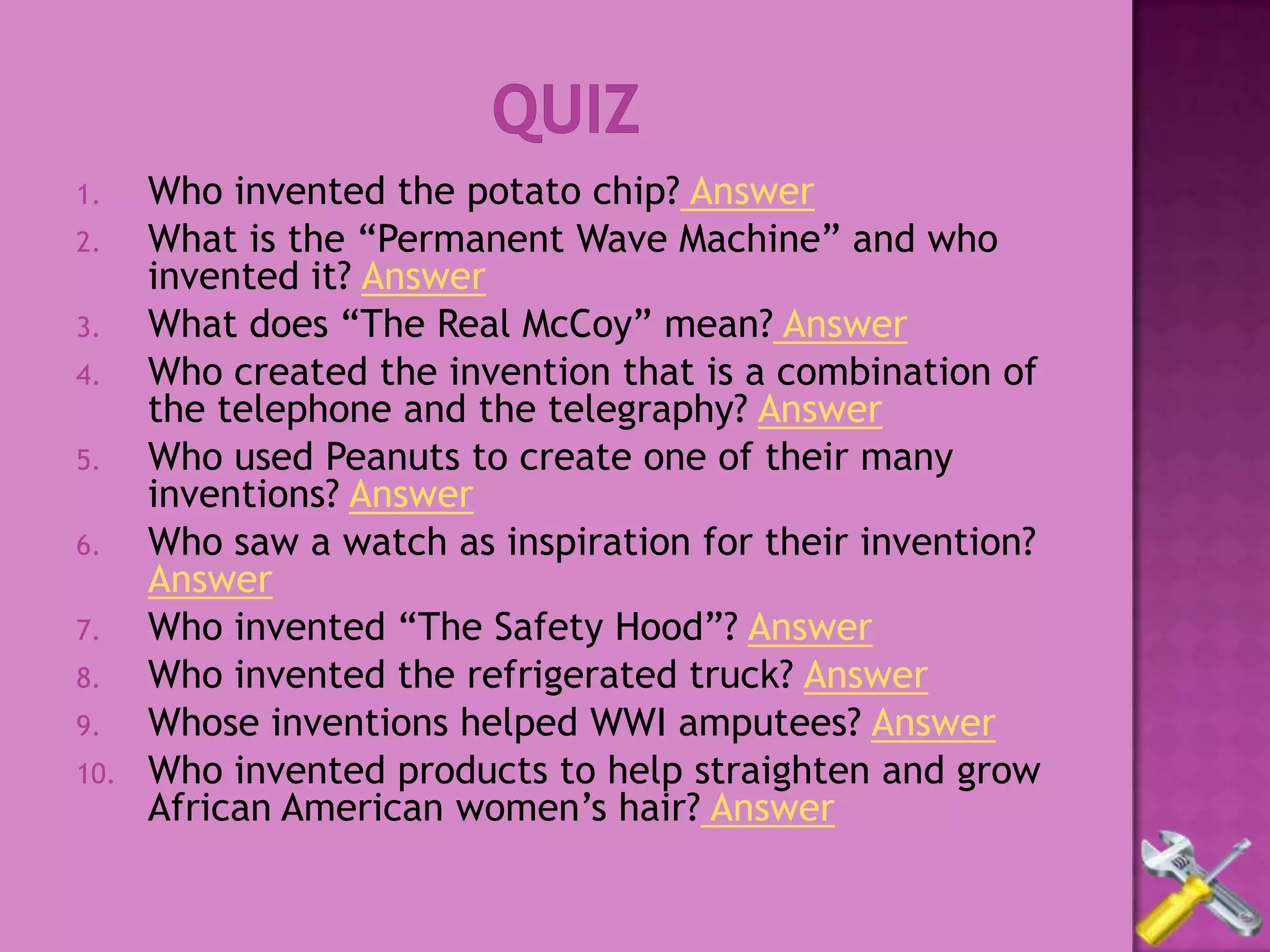 African American Inventors | PPTX