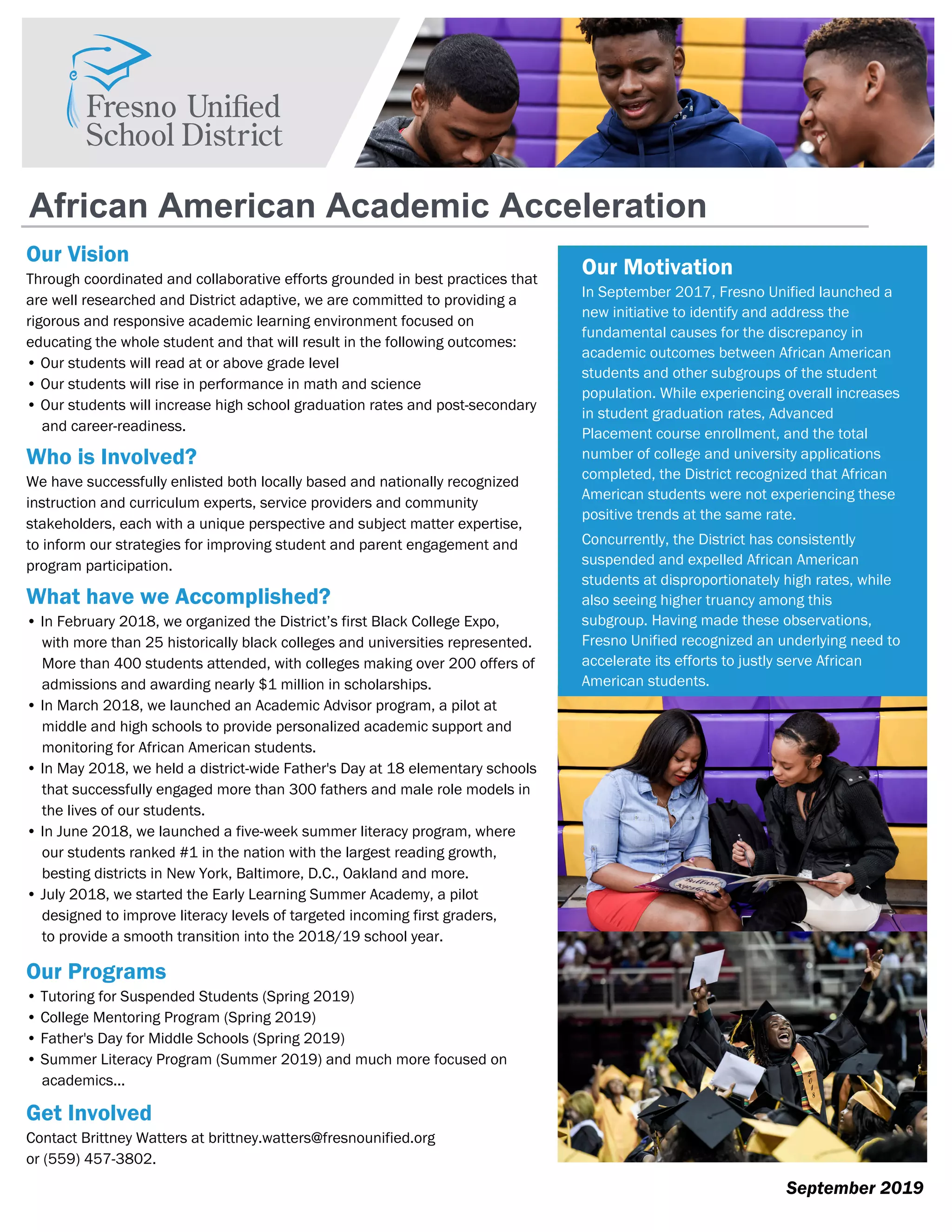African american academic acceleration fact sheet 2019 | PDF
