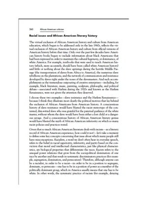 African american criticism | PDF