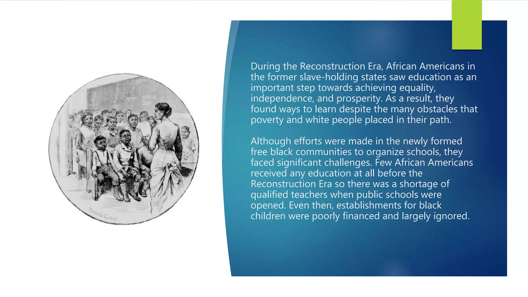 African american education 19th cent | PPT
