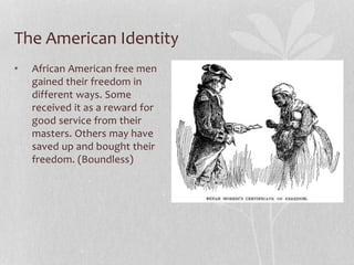 African American Freemen | PPTX