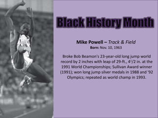African American History Powerpoint Template