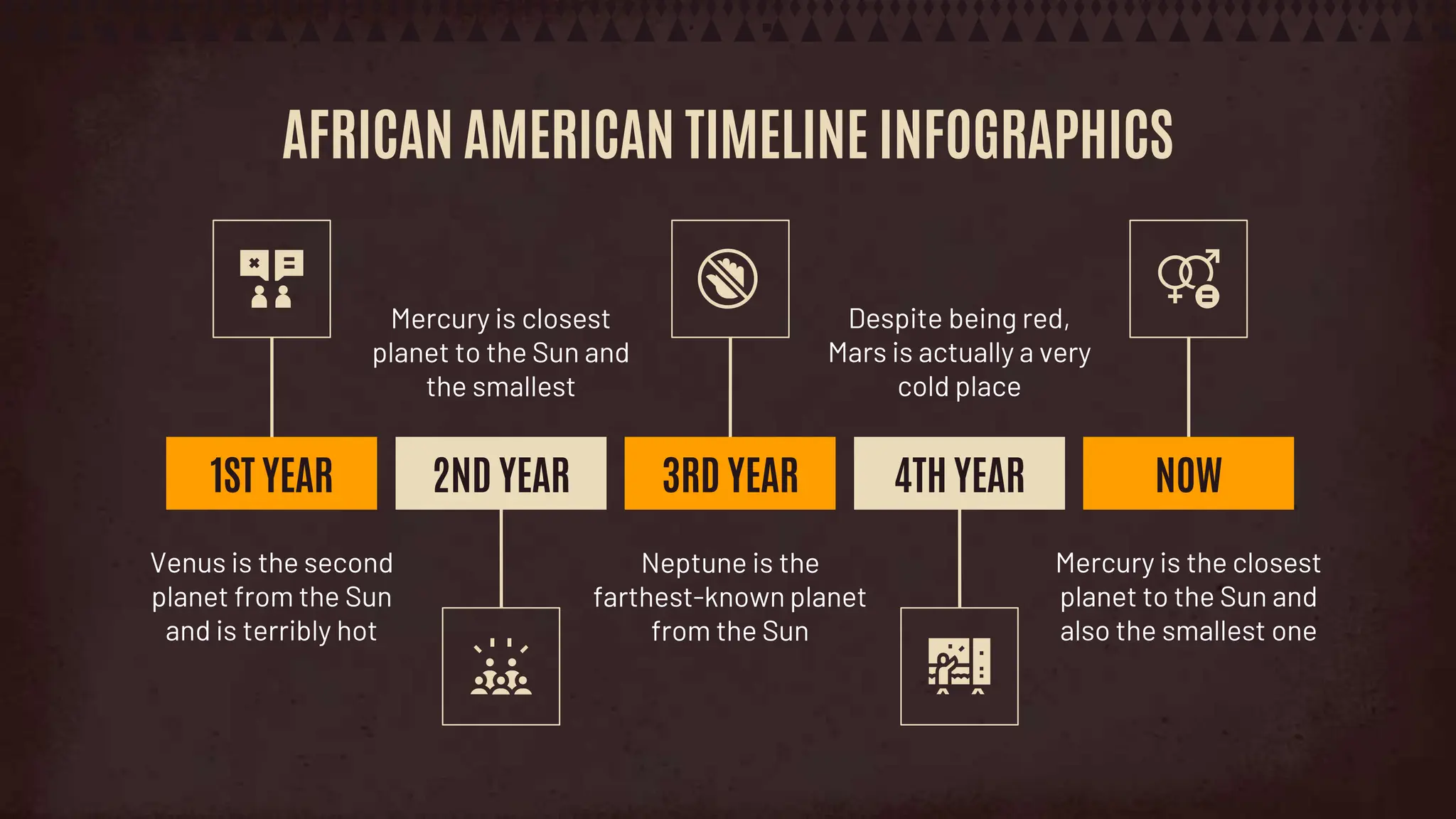 African American History Timeline Infographics by Slidesgo.pptx
