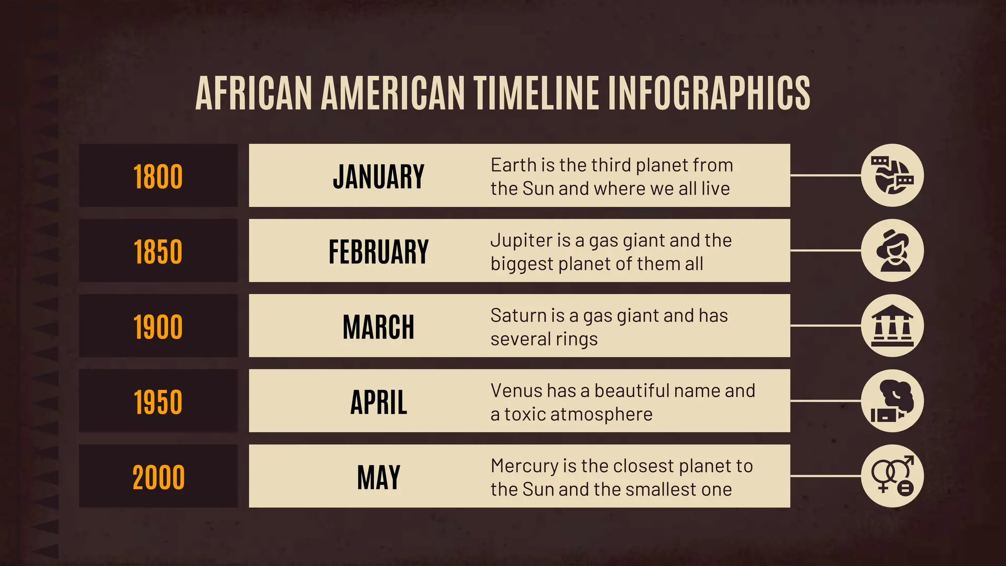 African American History Timeline Infographics by Slidesgo.pptx