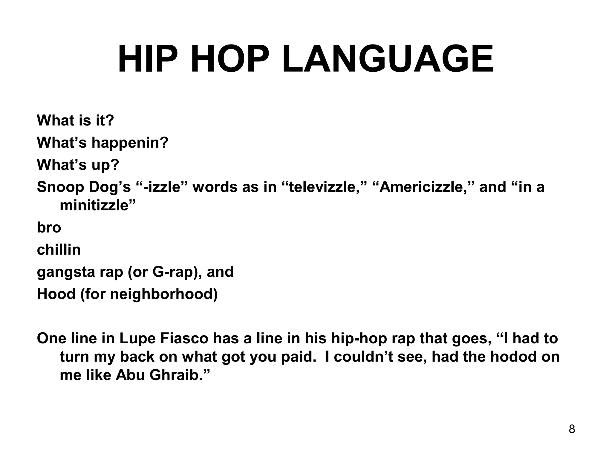AAVE: African-American Vernacular English | PPT