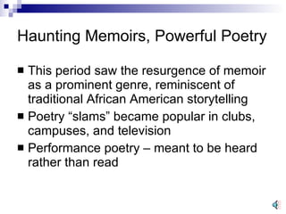 African American Literature | PPT