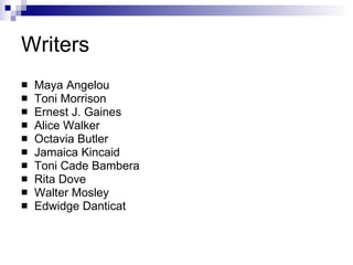 African American Literature | PPT