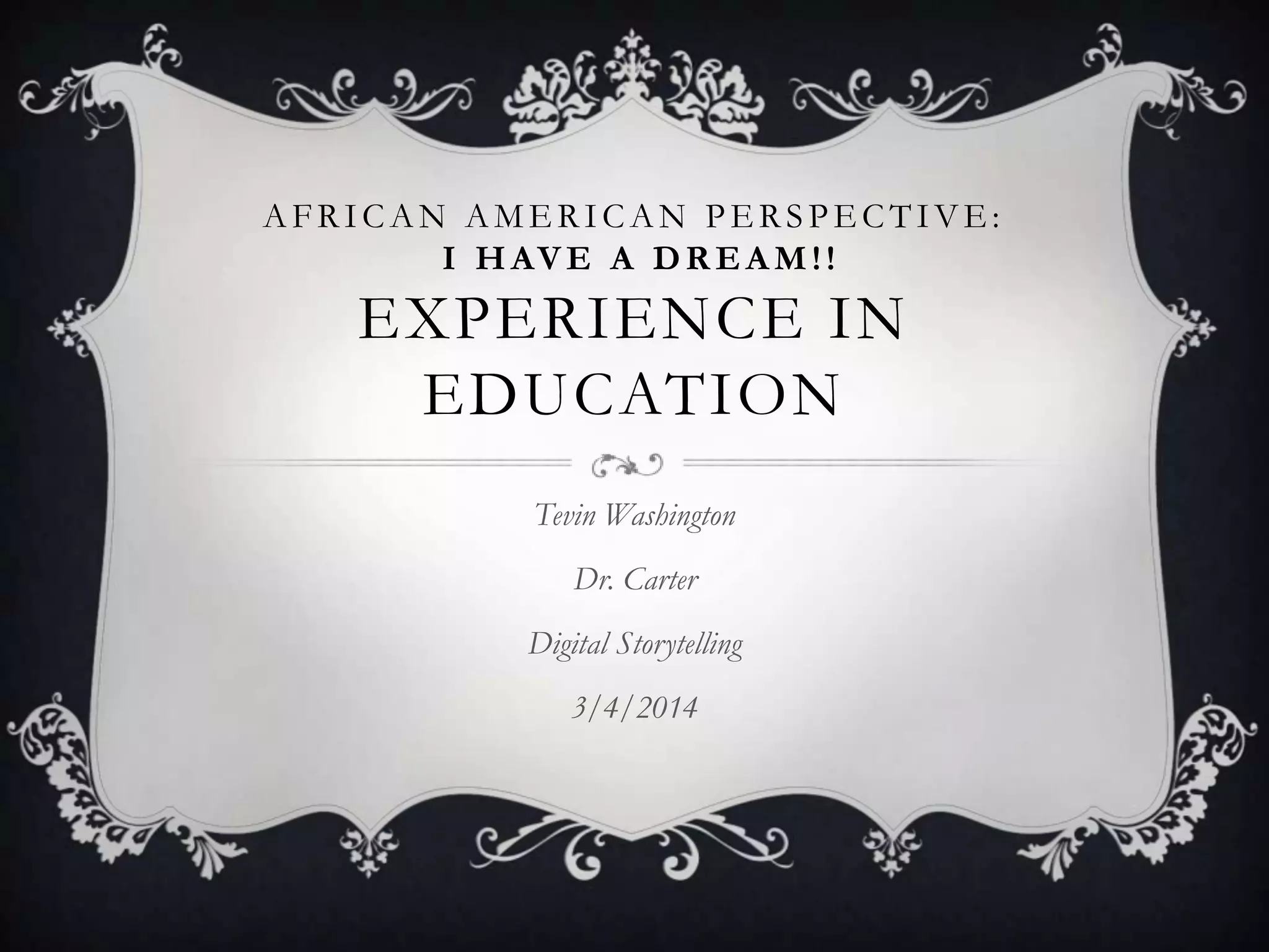 African american Perspective | PPTX