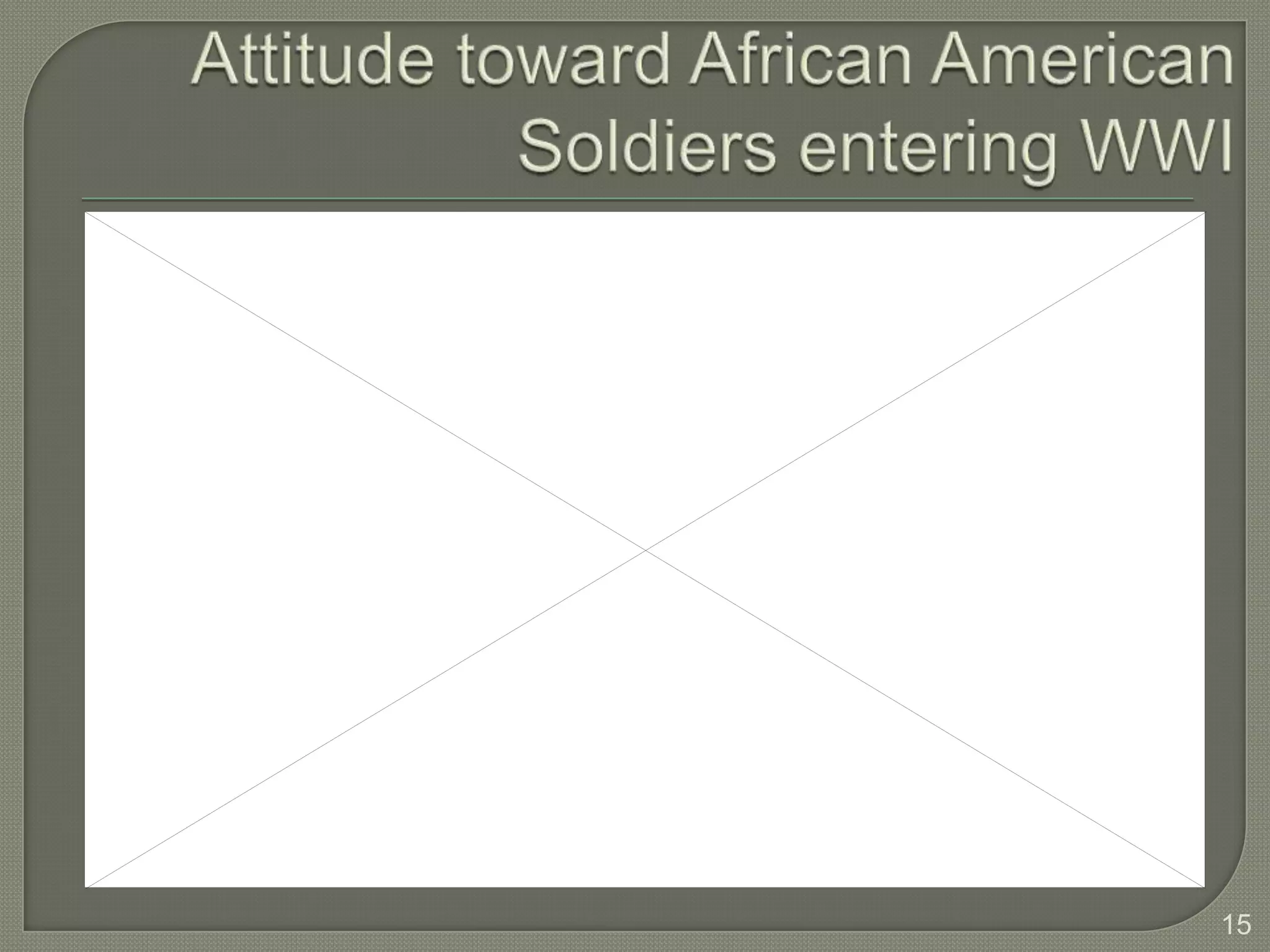 African american soldiers in WWI part 1 | PPTX