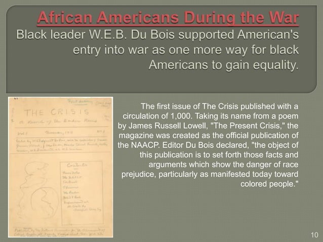African american soldiers in WWI part 1 | PPTX | Debated Sensitive ...