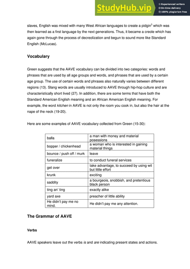 African American Vernacular English | PDF | Hip Hop Music | Music
