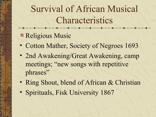 African Roots of Popular Music | PPT
