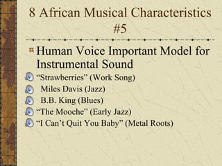 African Roots of Popular Music | PPT