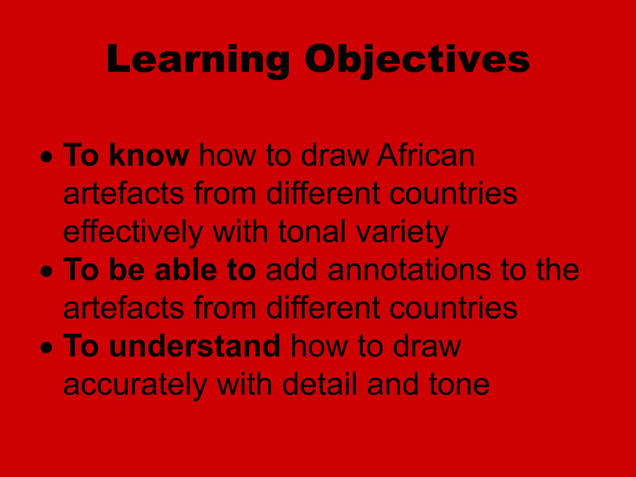 African Art-Secondary Education | PPTX