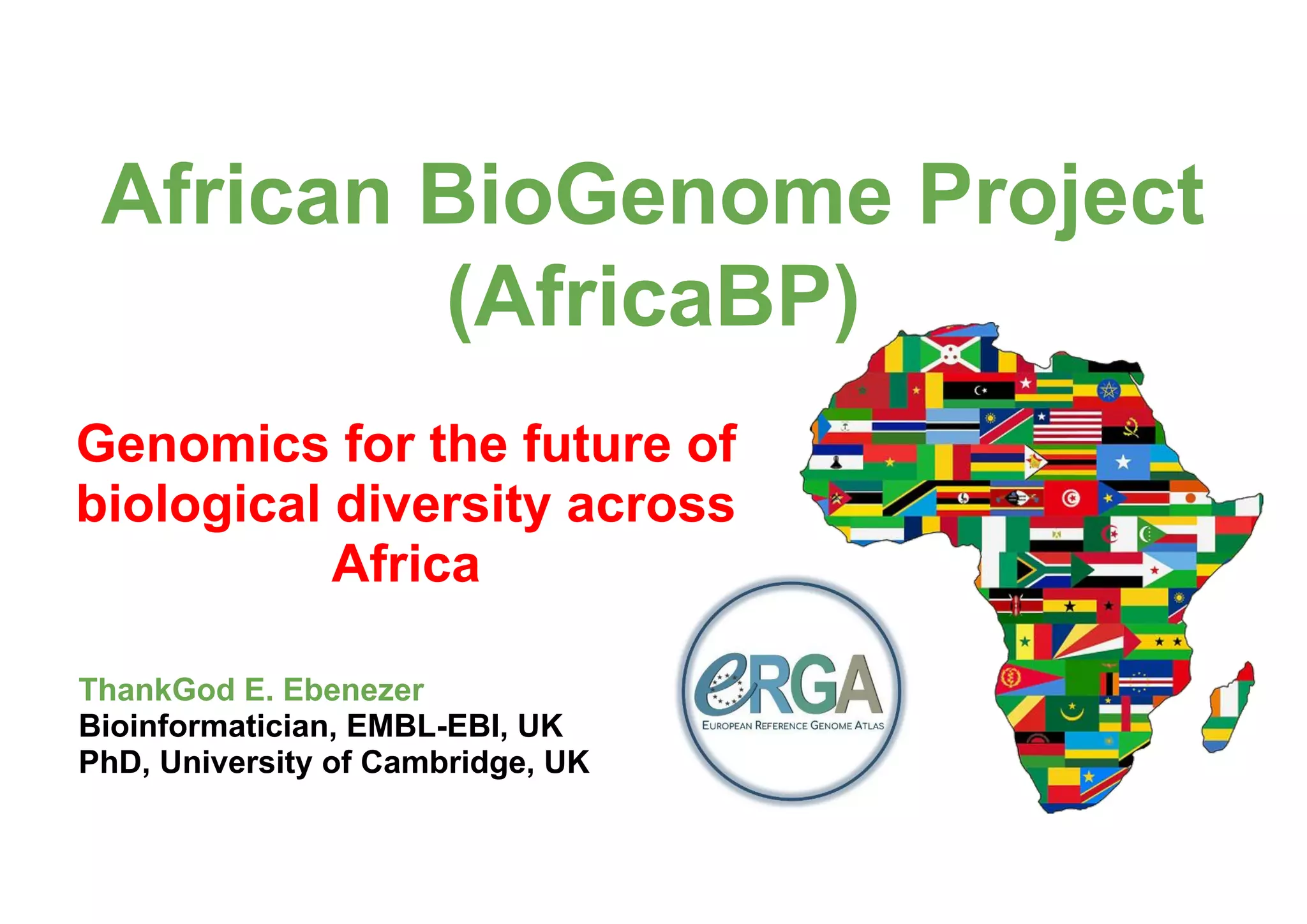 African BioGenome Project (AfricaBP) | PDF
