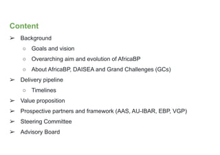 African BioGenome Project (AfricaBP) | PDF