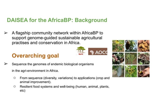 African BioGenome Project (AfricaBP) | PDF