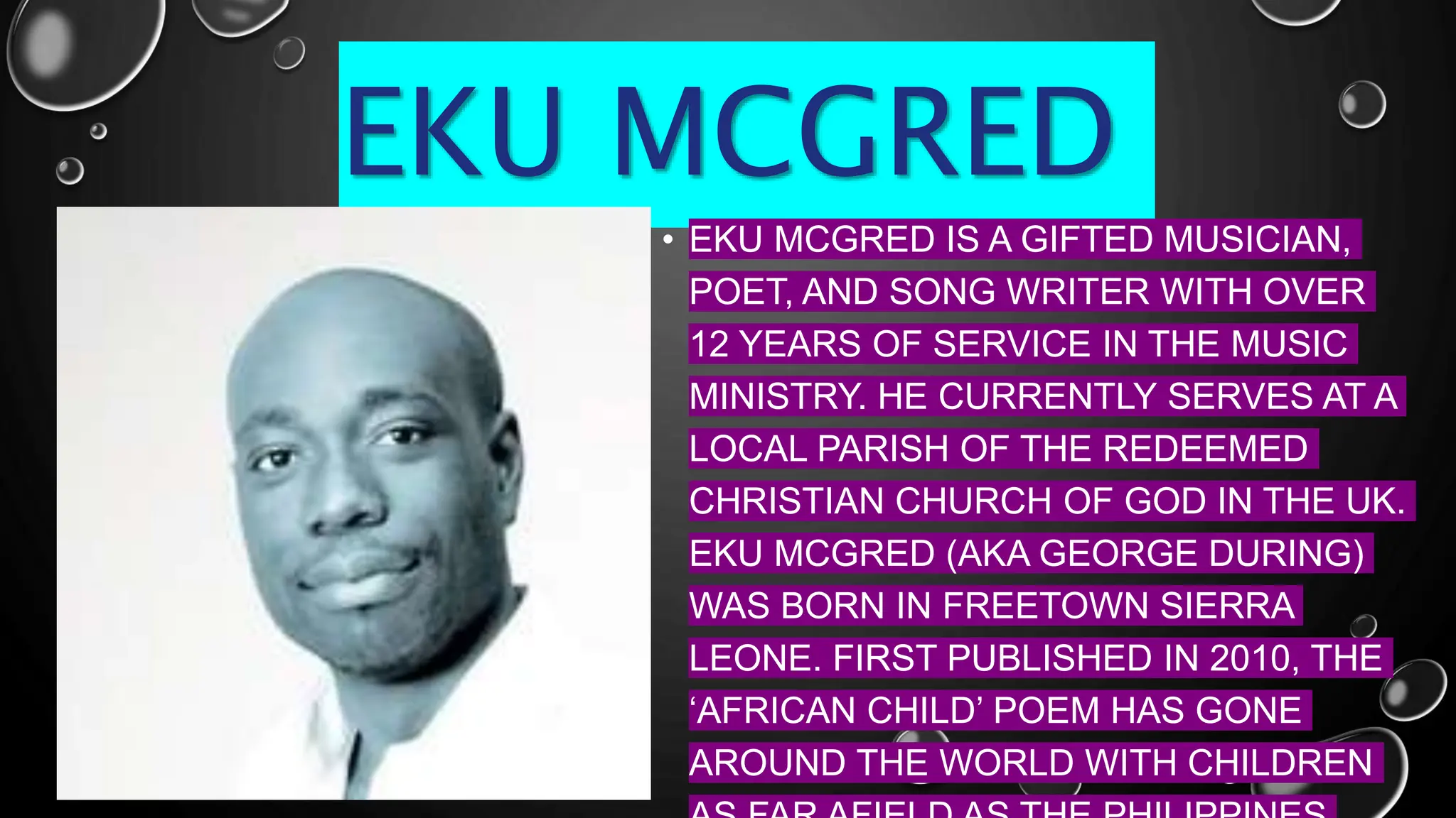 I am an African Child Poem by Eku McGred.pptx