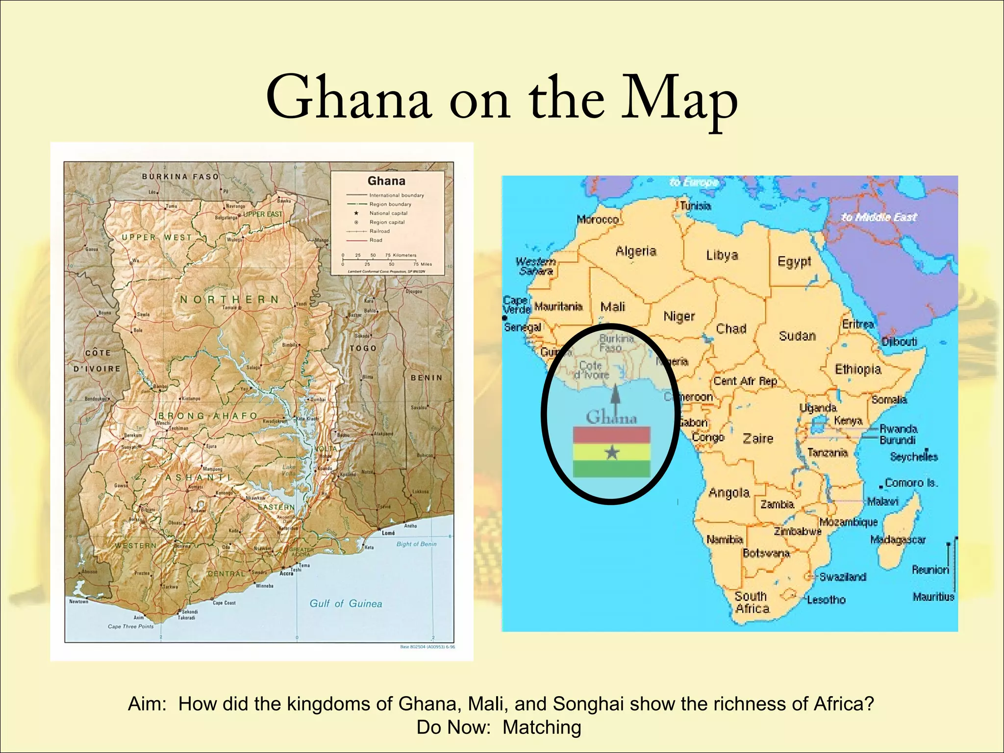 African Civilizations Ghana & Mali | PPT