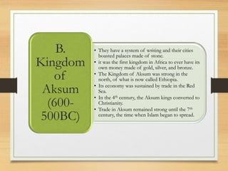 African civilizations | PPTX