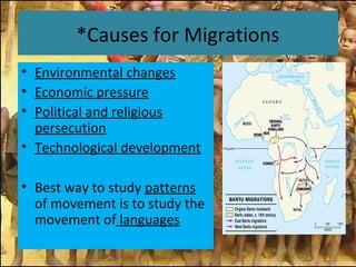 African Civilizations & Bantu Migration | PPT