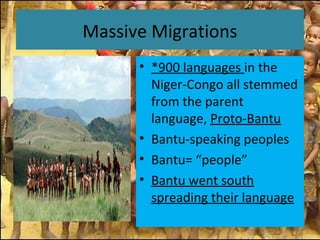 African Civilizations & Bantu Migration | PPT