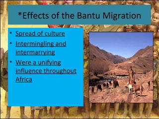African Civilizations & Bantu Migration | PPT