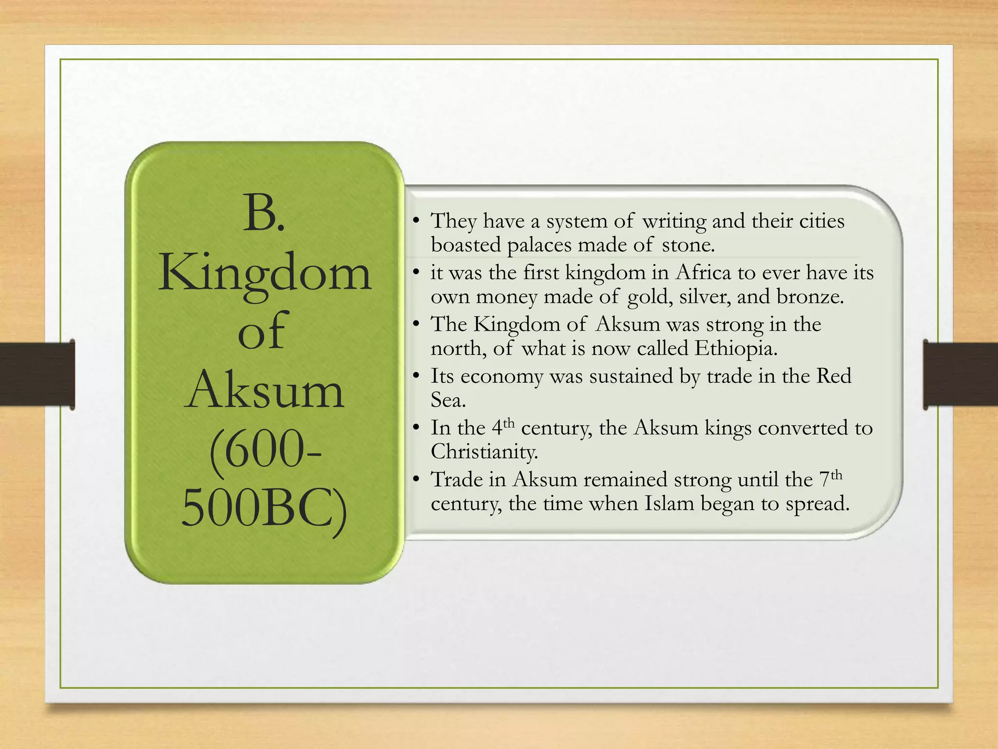 African civilizations | PPTX