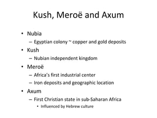 African civilizations a | PPT