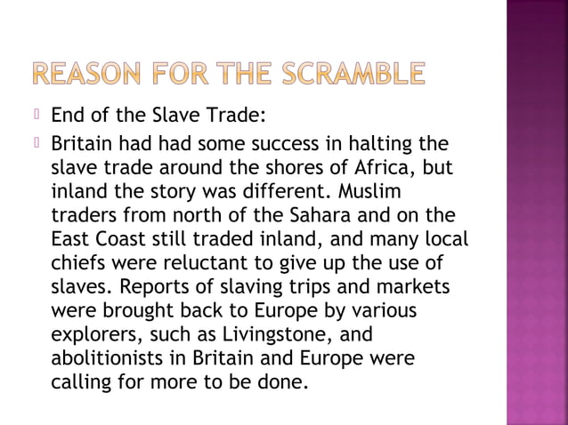 African civilization scramble for africa | PPT