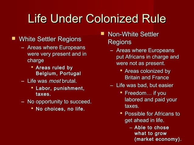 African colonization powerpoint | PPT