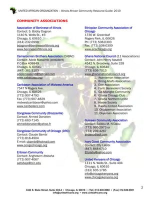 African Community Resource Guide | PDF