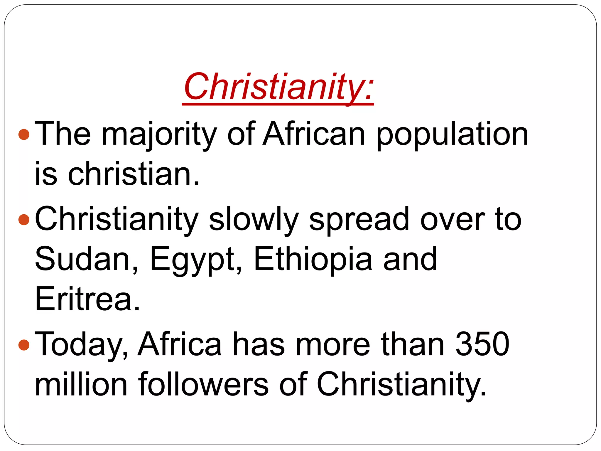 African culture | PPTX